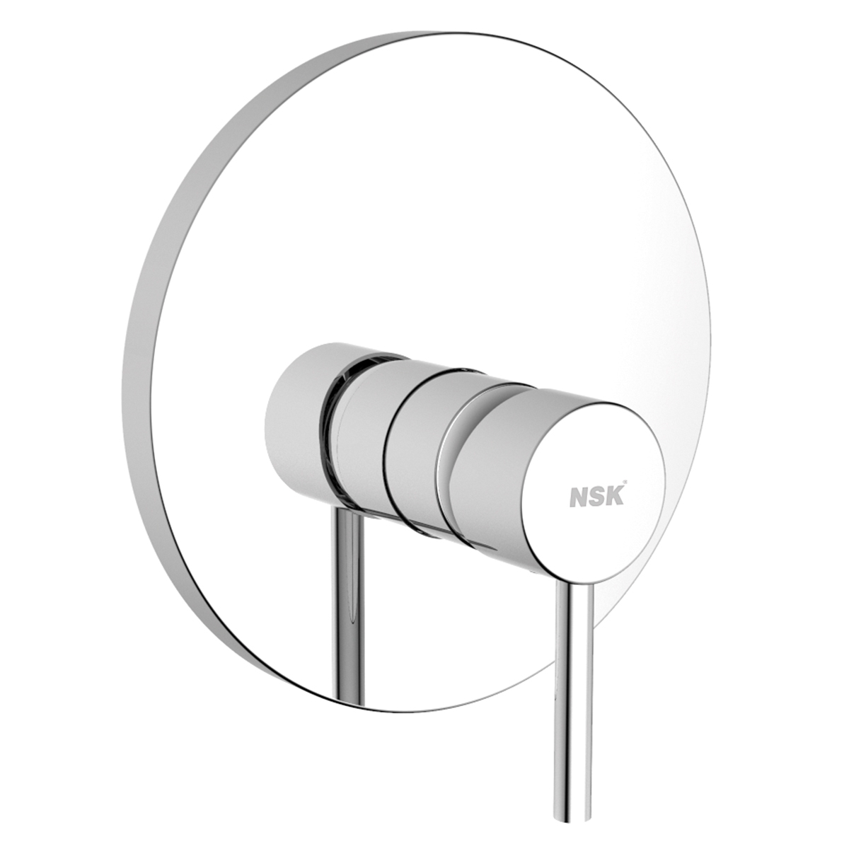Built-In Shower Mixer - Round Chrome - NSK Bath& Kitchen