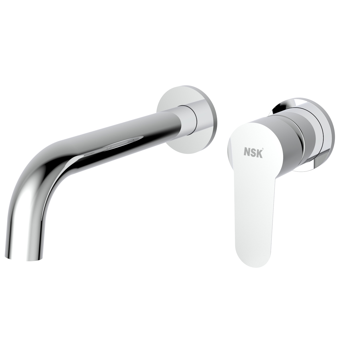 Built-In Wash Basin Mixer Round Chrome - NSK Bath& Kitchen