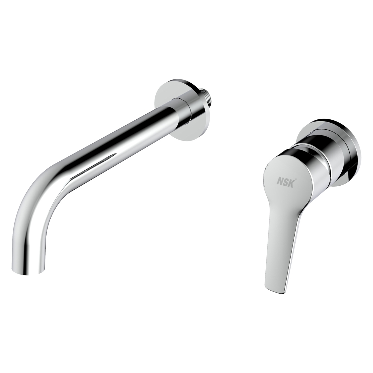 Built-In Wash Basin Mixer - Round Chrome - NSK Bath& Kitchen